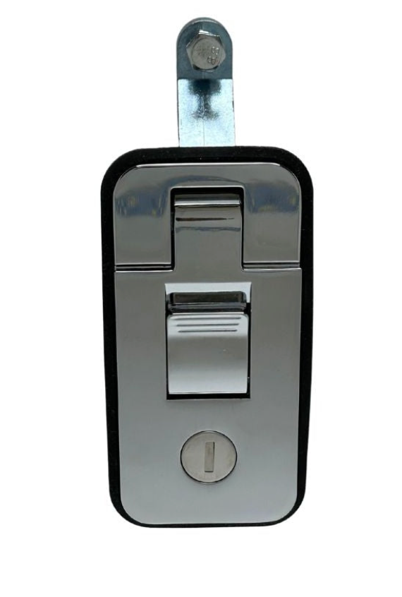 Compression Latch - Chrome 95 x 45 Lockable | TSF Direct