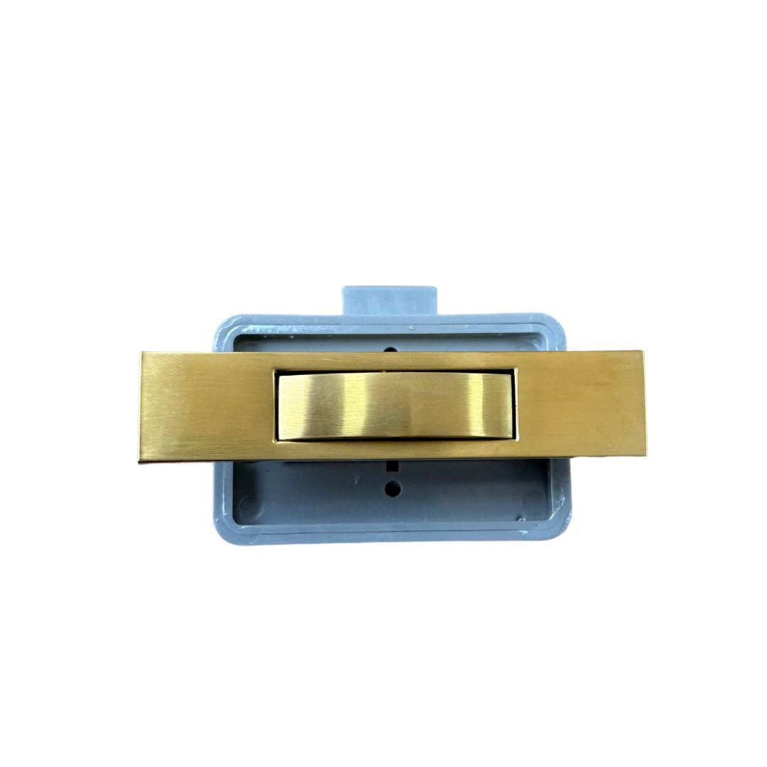 Rectangle Push Latch - Gold | TSF Direct