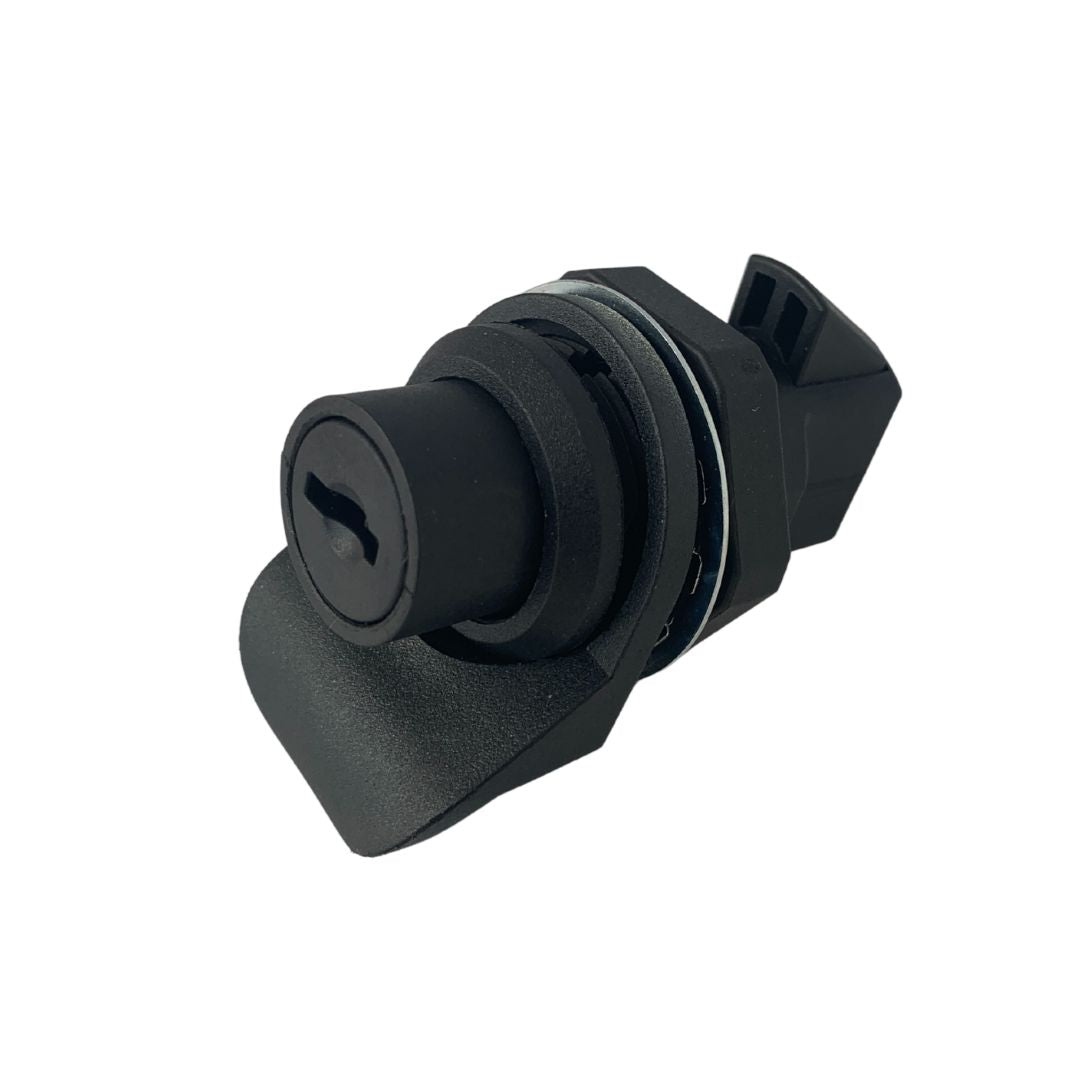 Push Cam Lock - PA Plastic Black | TSF Direct
